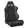 Corbeau LG1 Leather Seat Pair - Black | L25501PR - LMR