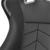 Corbeau DFX Seat Pair - Black Vinyl/Cloth 34901BP - LMR