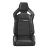 Corbeau Sportline RRX Reclining Seat - Black W/ Black Insert 55010