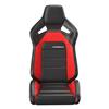 Corbeau Sportline RRX Reclining Seat - Black W/ Red Insert 55070