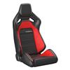 Corbeau Sportline RRX Reclining Seat - Black W/ Red Insert 55070