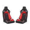 Corbeau Sportline RRX Reclining Seat - Black W/ Red Insert 55070