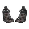 Corbeau Sportline RRX Seat - Black w/ Red Plaid Insert | 55022