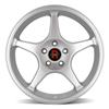 SVE Mustang 2000 Cobra R Style Wheel & Nitto Tire Kit - 18x9.5 - Silver ...